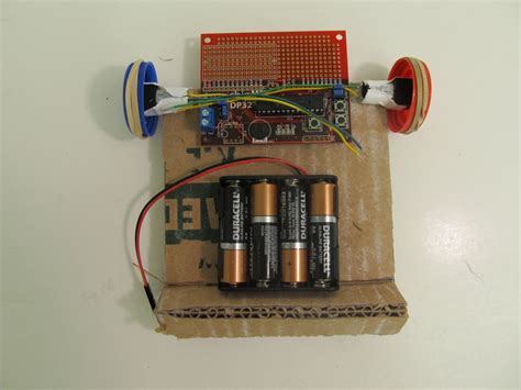 Cardboard Chassis For Cheap Robots 3 Boardbot 12 Steps With