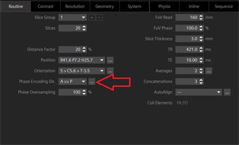 Phase Encoding In Mri Mri Phase Encoding Direction