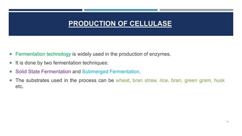 Commercial Production Of Cellulase Enzyme And Its Uses Pptx