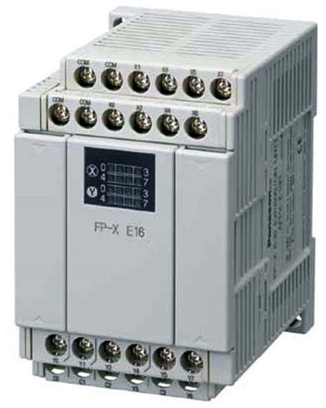 AFPX E16R Panasonic PLC Expansion Module For Use With FP X Series 60 X 90 X 79 Mm DC Relay