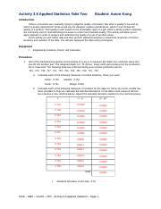 C AppliedStatistics Take Two Docx Activity Applied Statistics Take Two Babe Aaron