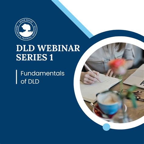 Dld Webinar Series Moor House Research And Training Institute
