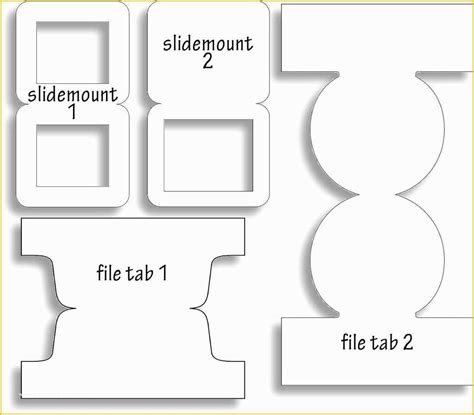 Editable Printable Divider Tabs Template Printable Templates