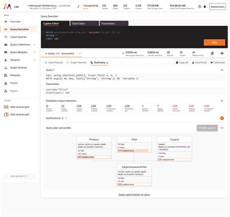 Memgraph Lab 101 Simplify Graph Data Exploration With Visualization And Querying