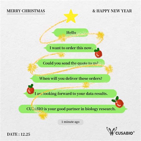 Cusabio Technology Llc On Linkedin Cusabio Happy2024 Christmas Biotech