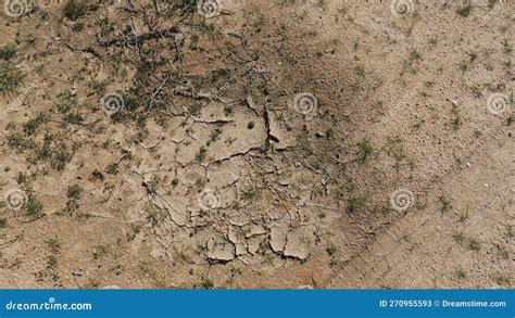 Klimaatverandering Droogte Land Aardopwarmingsprobleem Gekraakte Modder Op De Bodem Van Een