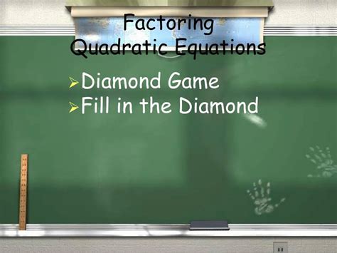 PPT Factoring Quadratic Equations PowerPoint Presentation Free Download ID 782072