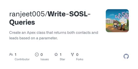 Github Ranjeet005write Sosl Queries Create An Apex Class That