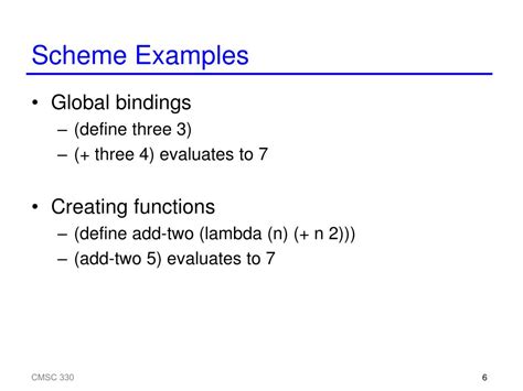 Ppt Cmsc 330 Organization Of Programming Languages Powerpoint