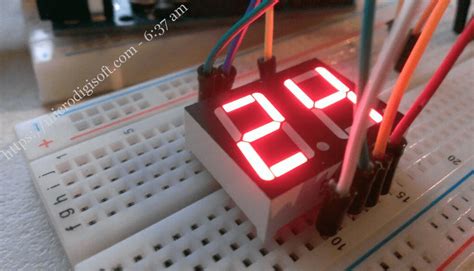 2 Digit 7 Segment Display With Arduino Nano