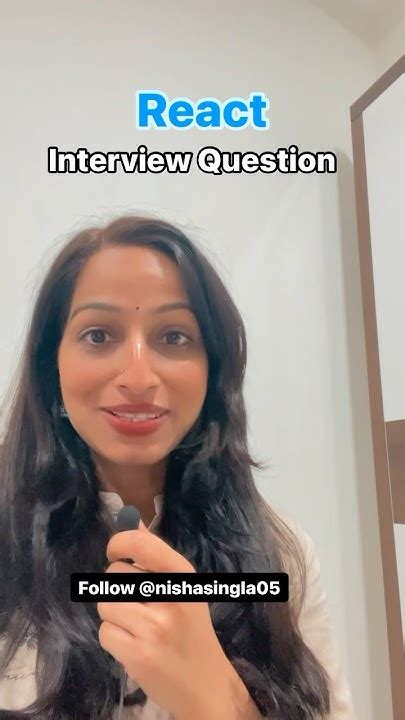 Interview Question 🔥🔥nishasingla React Reactjs Interview Youtube