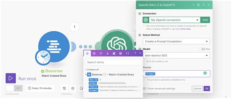 how to generate content with openai s gpt 3 and baserow baserow