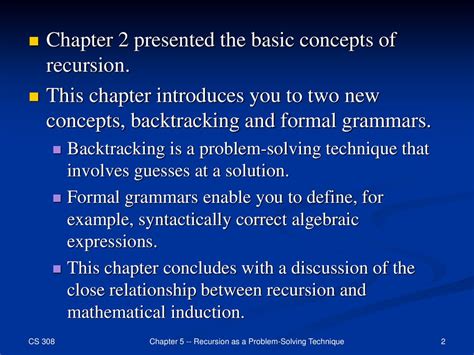 Recursion As A Problem Solving Technique Ppt Download