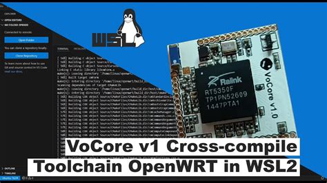Vocore V1 Cross Compile Toolchain Openwrt In Wsl2 Youtube