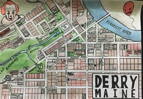 Derry From Stephen Kings It R Imaginarymaps