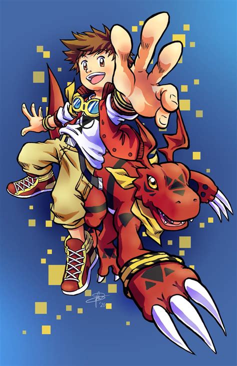 Guilmon And Takato