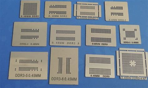 Набор трафаретов Ram Ddr1 Ddr2 Ddr3 Ddr4 Ddr5 Ddr6 14 шт купить на Ozon