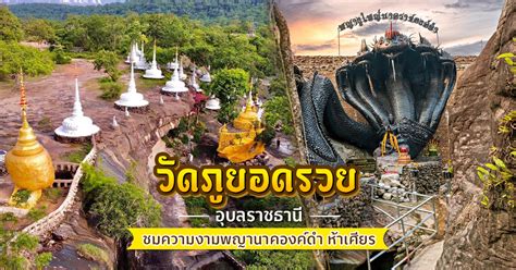 วัดภูยอดรวย ที่เที่ยวอุบลราชธานี วัดพญานาคราชองค์ดํา ศรีเมืองใหม่
