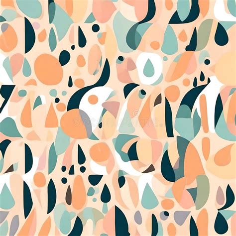 Beautiful Intricate Abstract Pattern Background Ai Generated Image Stock Illustration