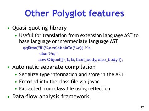 Ppt Polyglot An Extensible Compiler Framework For Java Powerpoint