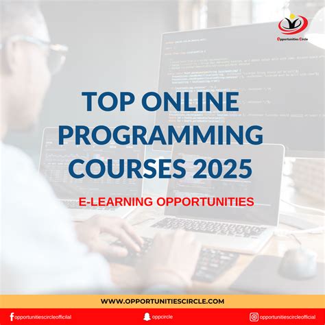 Top Online Programming Courses 2025 Opportunities Circle