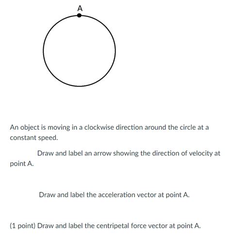 Answered An Object Is Moving In A Clockwise Bartleby