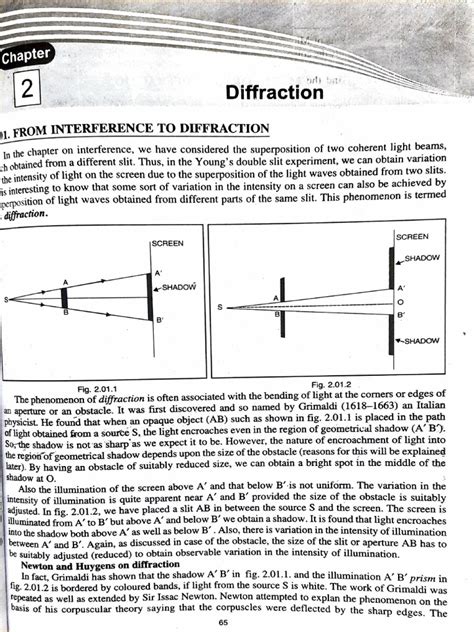 Diffraction Of Light Pdf Diffraction Electromagnetic Spectrum