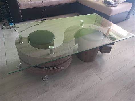 Холна маса с две табуретки Маса Мебели за дома и офиса София Холна маса с две табуретк