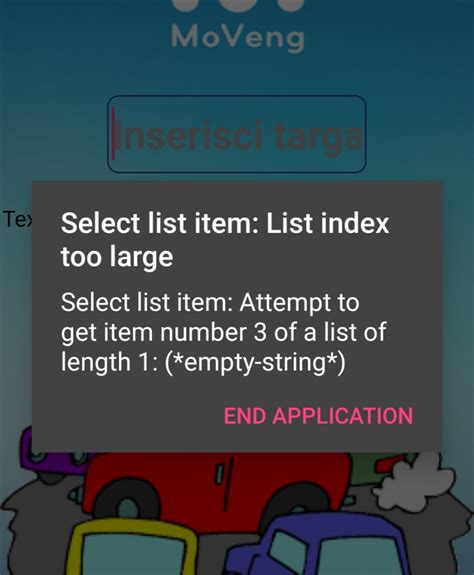 Select List Item Attempt To Get Item Number 3 Of A List Of Length 1 Empty String Discuss