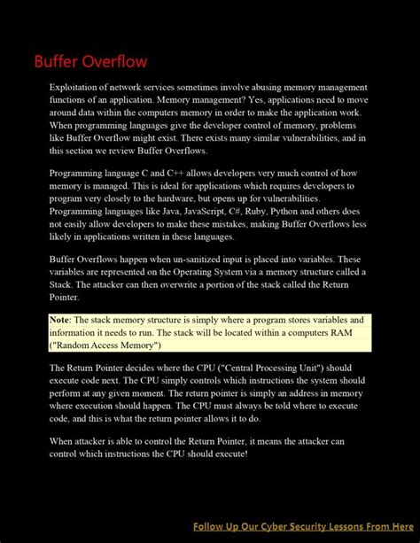 Cyber Security Network Attacks Cs Lesson 8 Pdf Connect 4 Techs