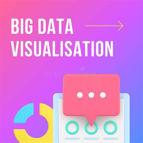 Big Data Visualization Business Analyzing Social Media Post Design