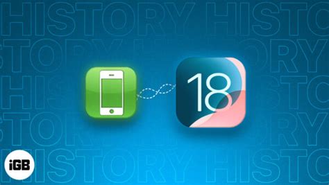 Iphone Os 1 To Ios 18 A Brief History Of The Iphone Software Igeeksblog