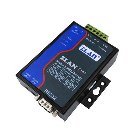 Zlan5143 Serial Serve Modbus Tcprtu Gateway Data Grandado