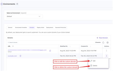 Custom Domains Contentstack