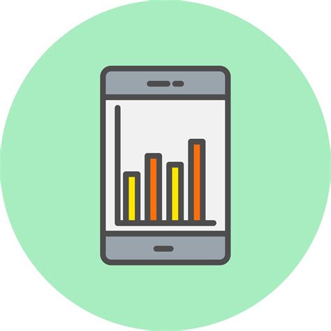 Mobile Analytics Vector Icon 16482523 Vector Art At Vecteezy