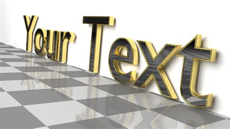 Text 3d Models Download Free3d