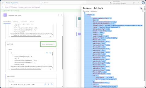 Update A Single Line Of Text Column Using The Send Request To Sharepoint Action In Power
