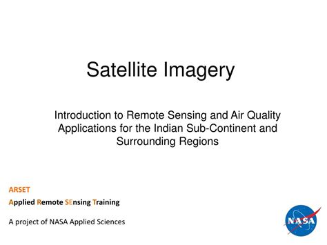 Ppt Satellite Imagery Powerpoint Presentation Free Download Id5410818