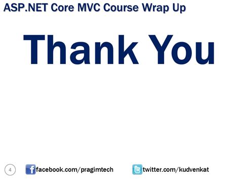 Sql Server Net And C Video Tutorial Aspnet Core Mvc Course Wrap Up