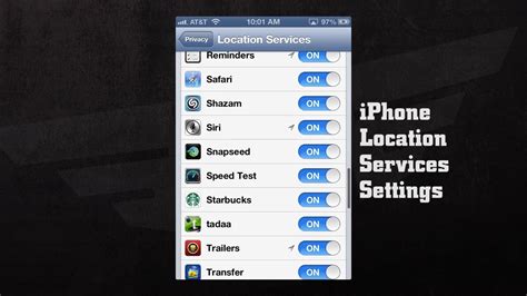 Iphone Ios 6 Settings Location Services Settings Guide Youtube