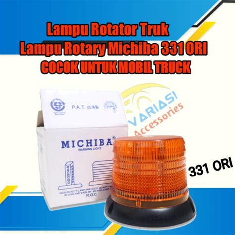 Jual Lampu Rotator Mobil Truk Lampu Rotary Michiba Ori Shopee Indonesia