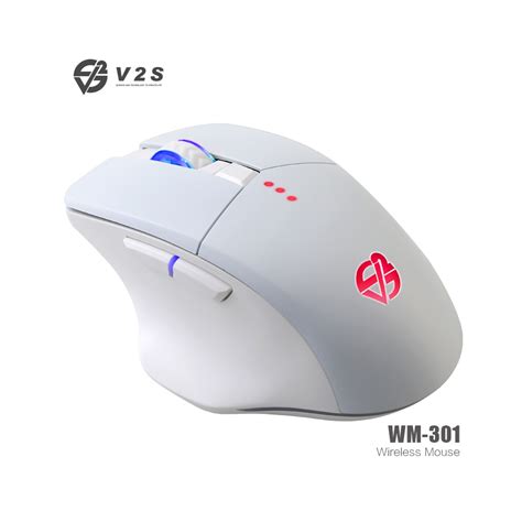 V2s Wm 301 Rechargeable Wireless Mouse Silent Click For Laptop Pc Shopee Philippines