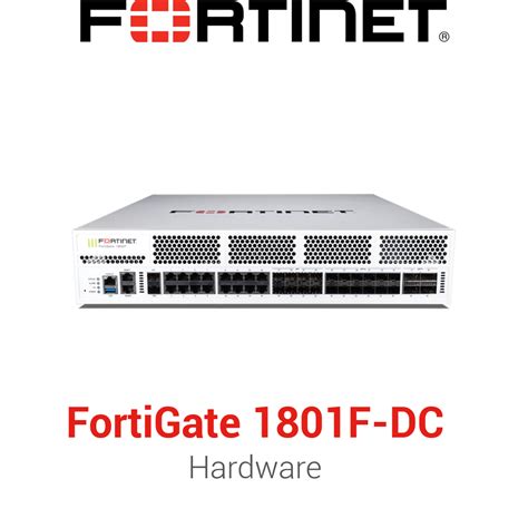 Fortinet Fortigate 1801f Dc Firewall Alleen Hardware Alleen Hardware Ja Dc
