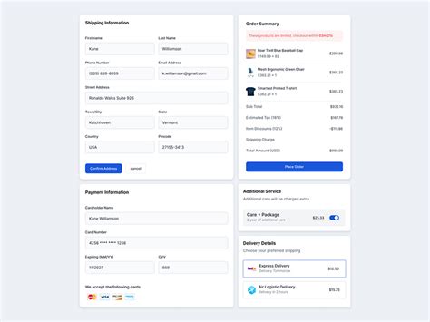 Shipping Payment Order Summary By Shashik Vekariya On Dribbble
