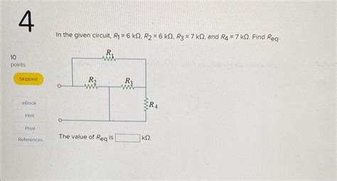 solved in the given circuit r1 6kΩ r2 6kΩ r3 7kΩ and