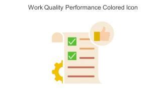 Work Quality Performance Colored Icon In Powerpoint Pptx Png And Editable Eps Format PPT Slide