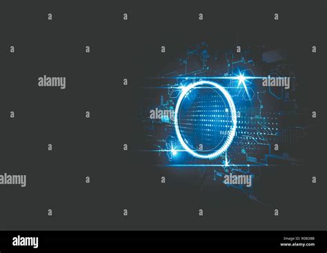 Technological Encryption Circuit System Concept Abstract Background Vector Design Stock Vector