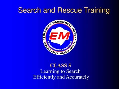 Ppt Search And Rescue Training Powerpoint Presentation Free Download Id 4716254