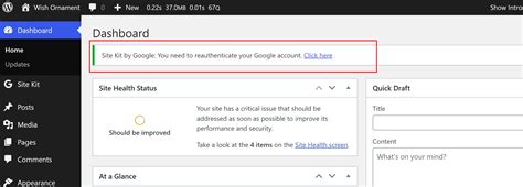 Improve Wording Outside Of The Site Kit Dashboard If Permissions Were Not Granted Issue