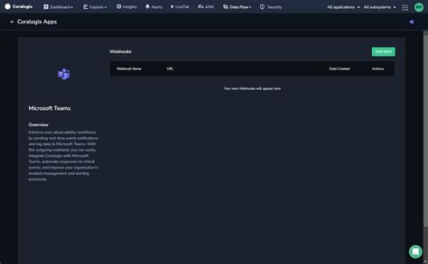 Microsoft Teams Outbound Webhooks Coralogix Docs